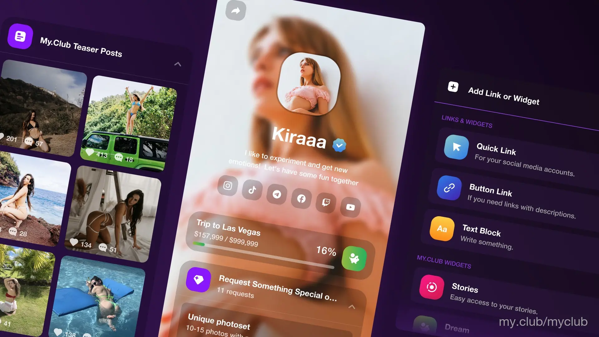 My.Club | Place to Showcase And Enjoy Exclusive Content